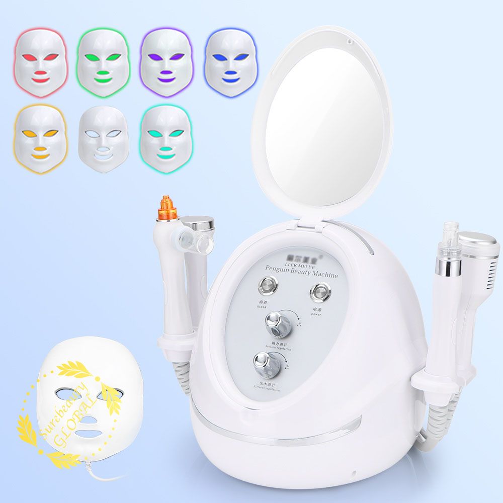 New 5 In 1 Ultrasound Head Machine Skin Care Acne Scars Removal Anti ...