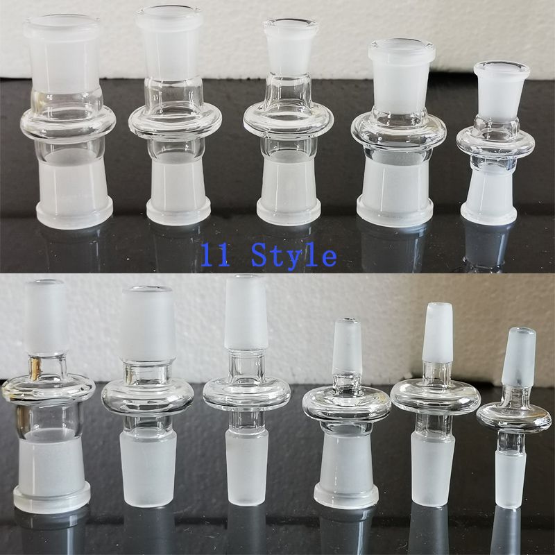 2021 Hookahs Glass Adapter 10MM 14MM 18MM Male To Female Adapters For ...