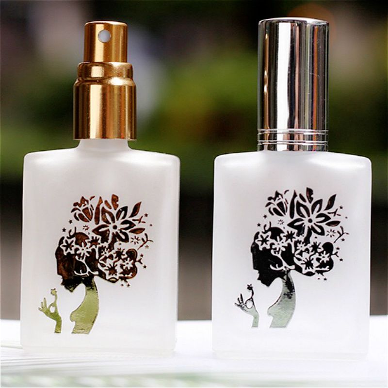 15ml Empty Frosted Glass Bottle Perfume Spray Bottle Essential Oil ...