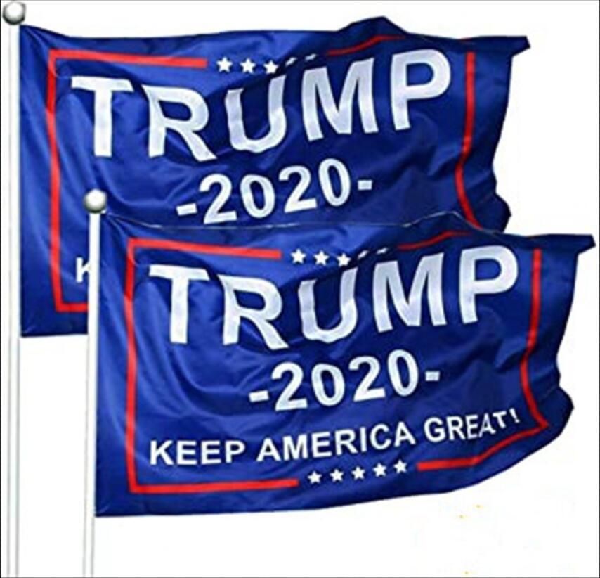 2021 US Stock! Decor Banner Trump Flag America Again For President ...