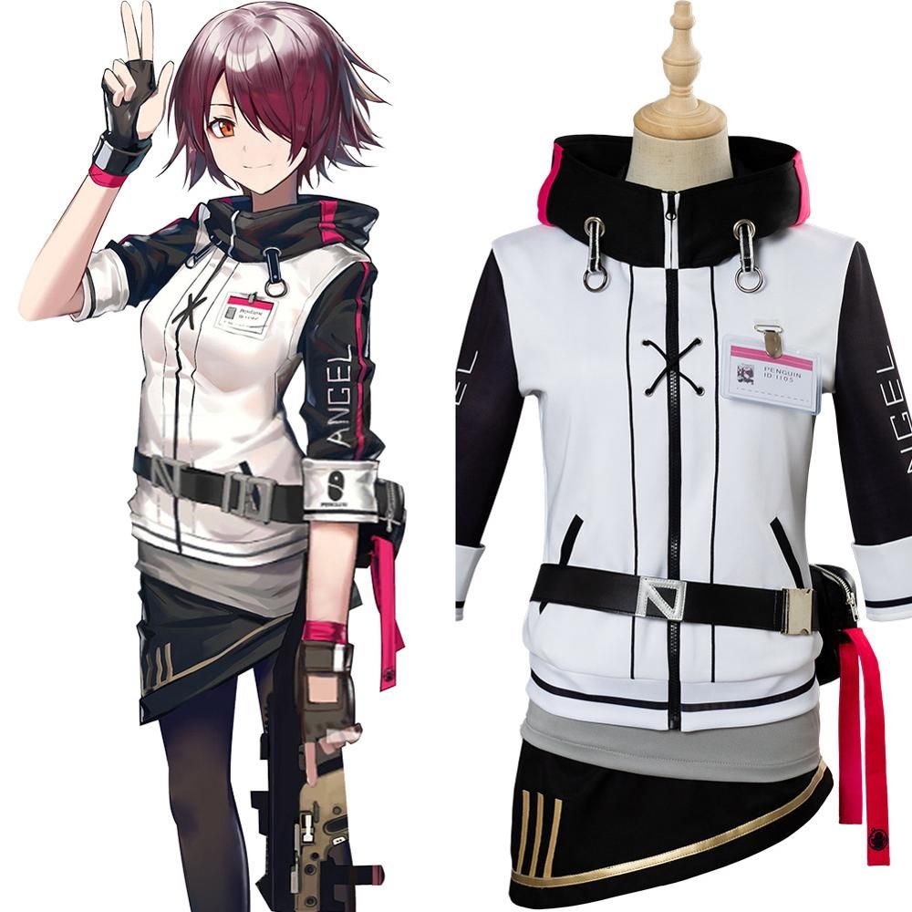 Game Arknights EXUSIAI Cosplay Costume Full Set Halloween Carnival ...