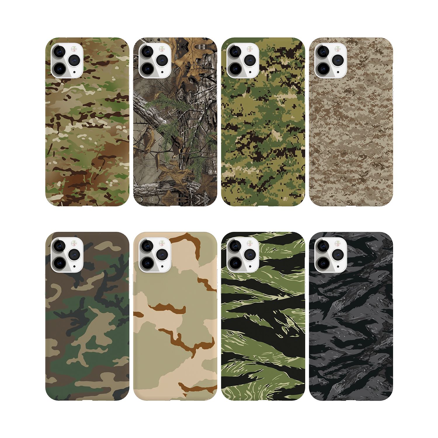Slim Army Green Camo Camouflage TPU Soft Case For IPhone 11 Pro Max XS ...