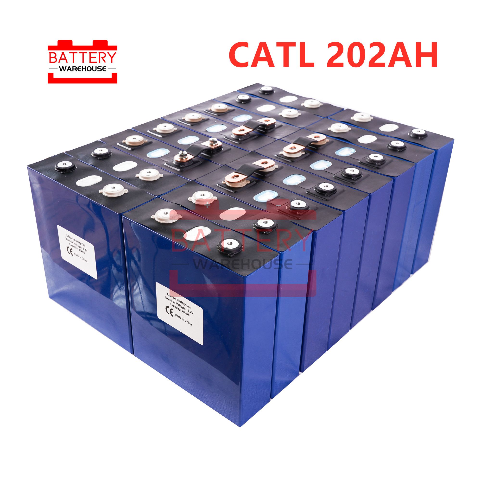 CATL LIFEPo4 Battery 3.2v200AH Battery Warehouse 48V Cell For 128V200AH ...