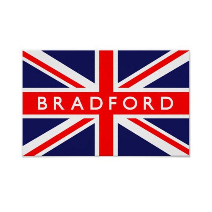 2021 Bradford Flag High Quality 3x5 FT City Banner 90x150cm Festival ...