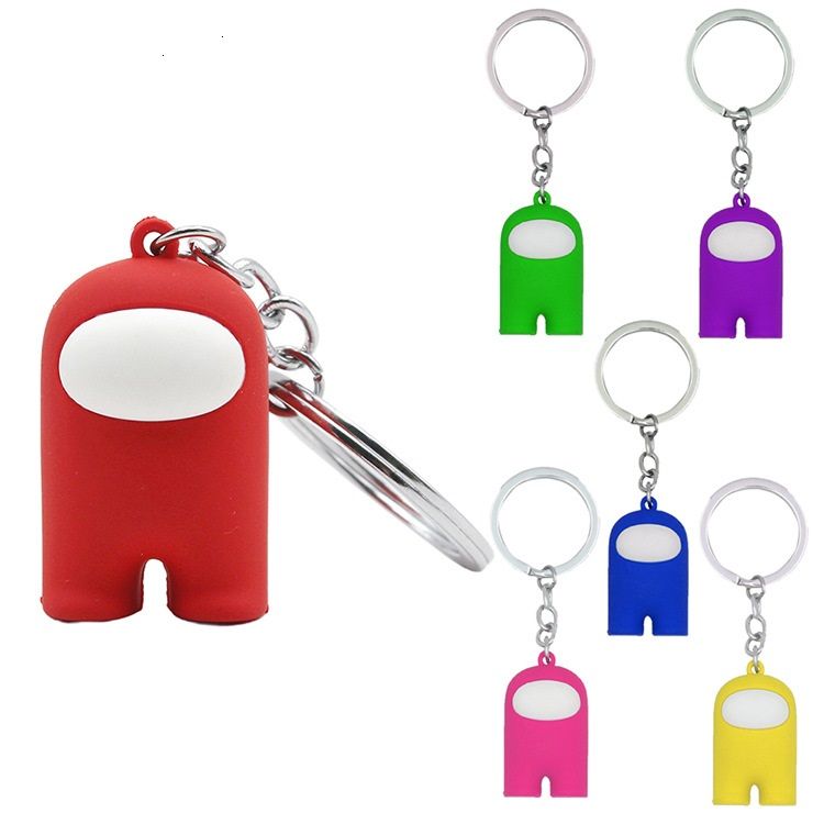 2021 Among Us Keychain Acrylic Figure MIN Colourful Gift Keychains Keys ...