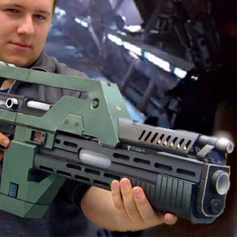 Papercraft Gun Instructions