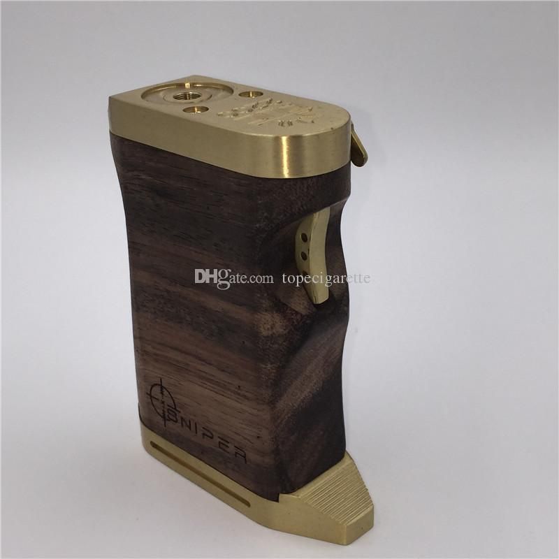 Newest Sniper Box Mod Vape Mod Wood With Dual 18650 Battery Indonesia ...