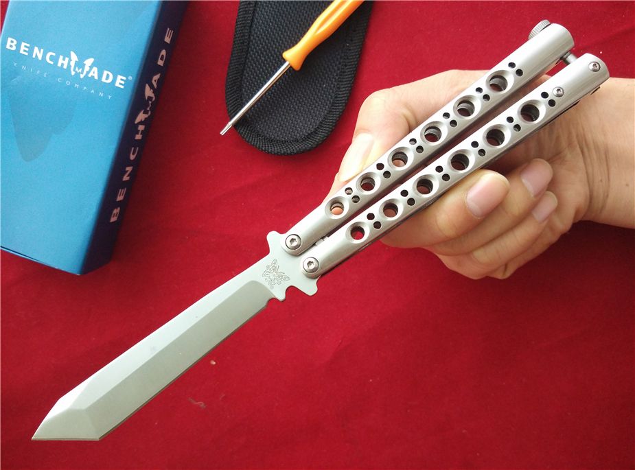 Benchmade 47 Balisong Knife Tactical Knife 440c Stainless Steel 60hrc ...