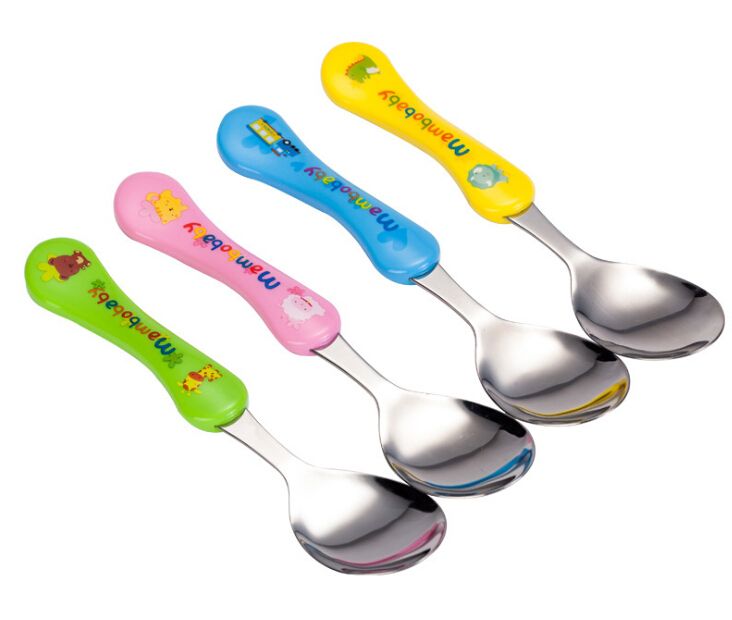 Best Children Spoon Food Grade Stainless Steel Tableware Spoon Feed ...
