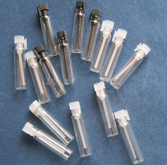 1ML 2ML 3ML Glass Perfume Small Bottles Glass Vial, Mini Perfume Sample ...