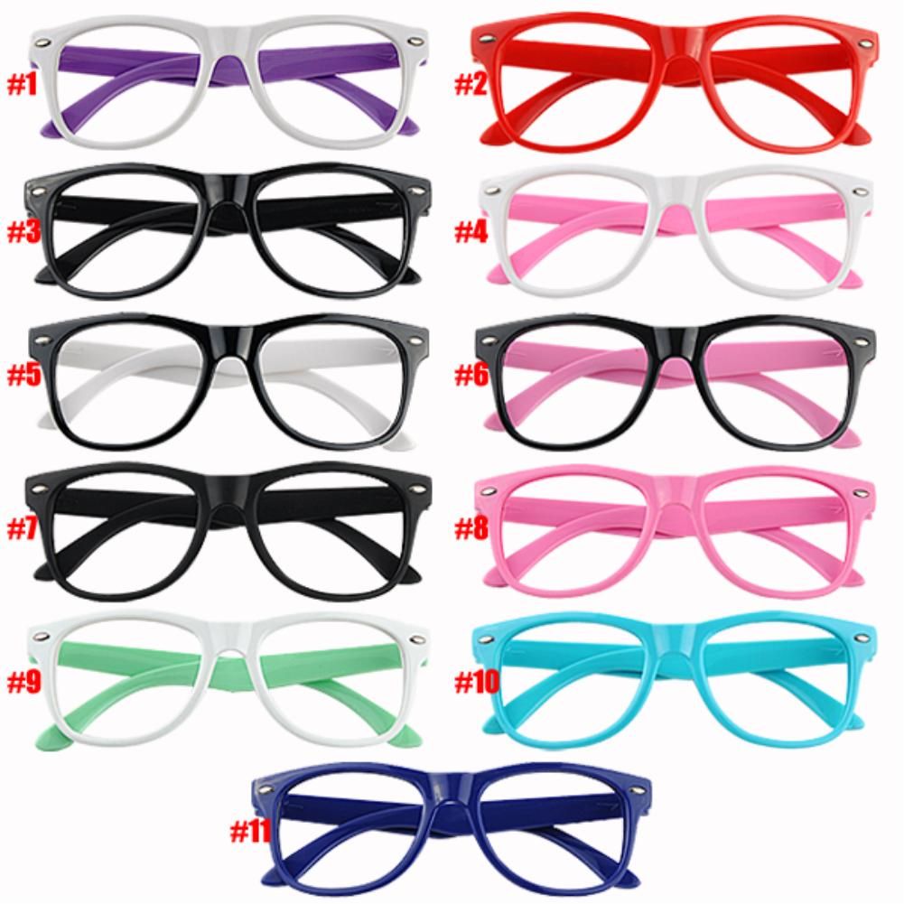 Wholesale Unisex Candy Color Cartoon Cute Eyeglasses Glasses Frame ...