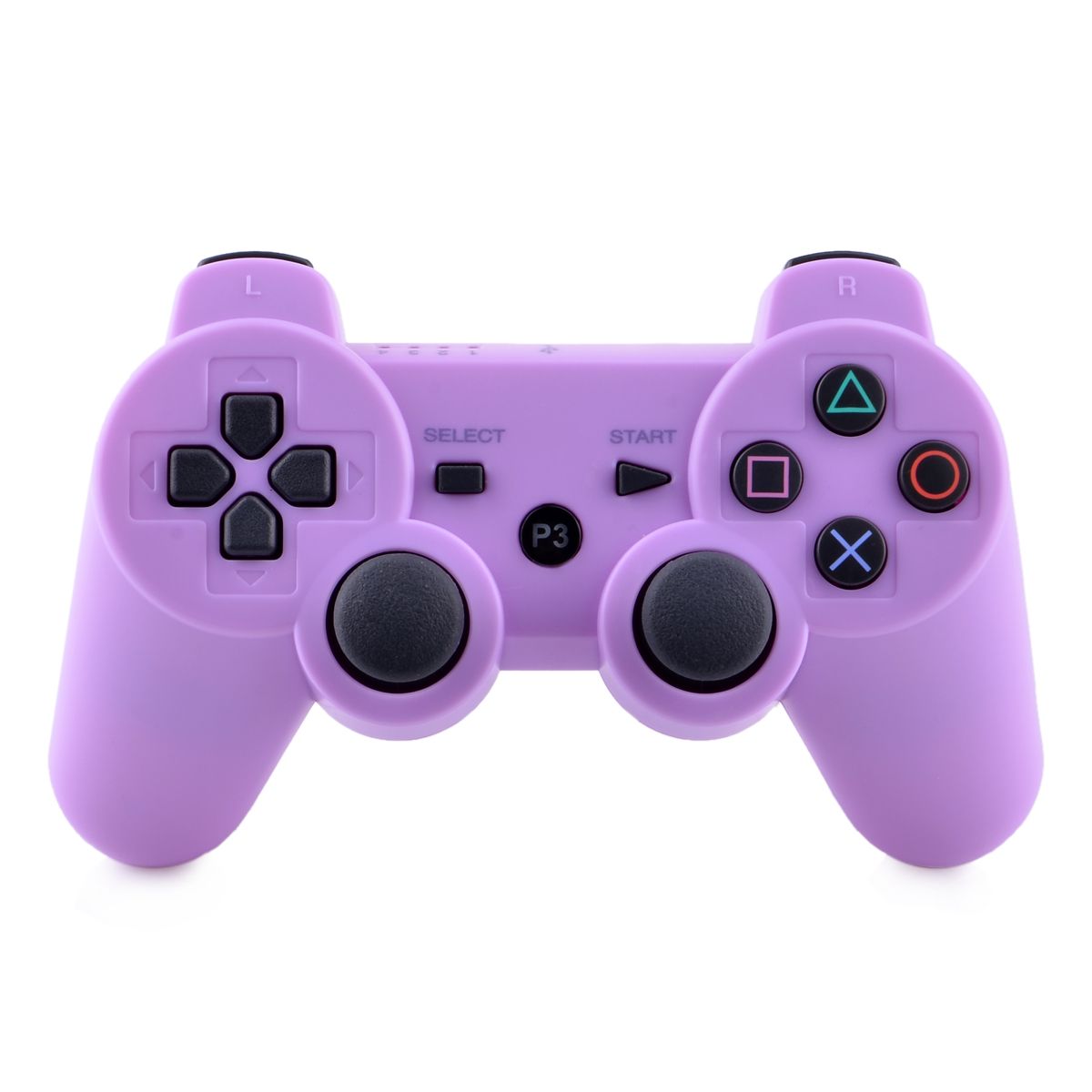 Purple Wireless Bluetooth Game Controller For Ps3 Sixaxis Joystick ...