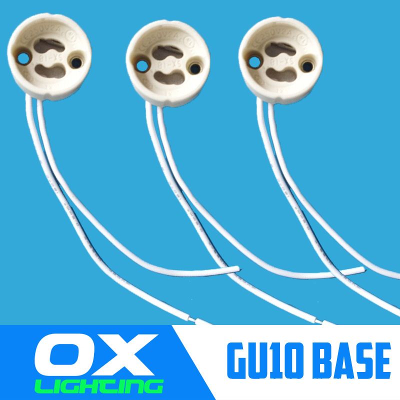 2021 Gu10 Base Lamp Holder Gu10 Led Adaptor Gu 10 Lamp Base Adapter ...