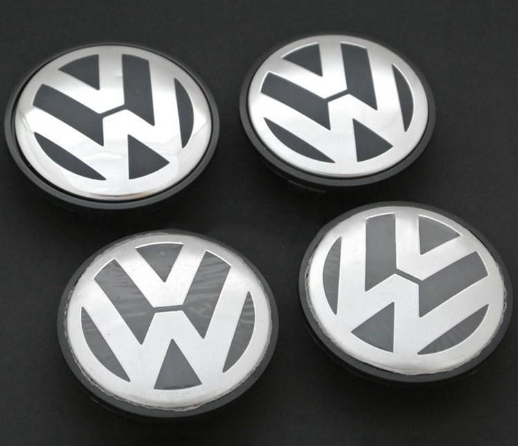 Vw Logo Car Badge Decorate Volkswagen Wheel Hubs Cap Emblem Car ...