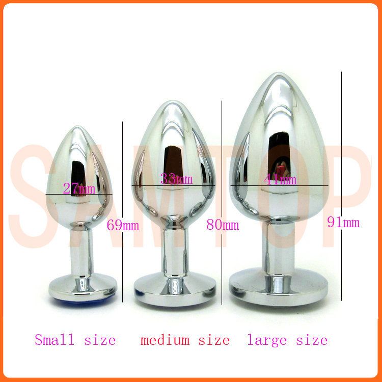 Small Size Metal Anal Toys Butt Plug Booty Beads Stainless Steel