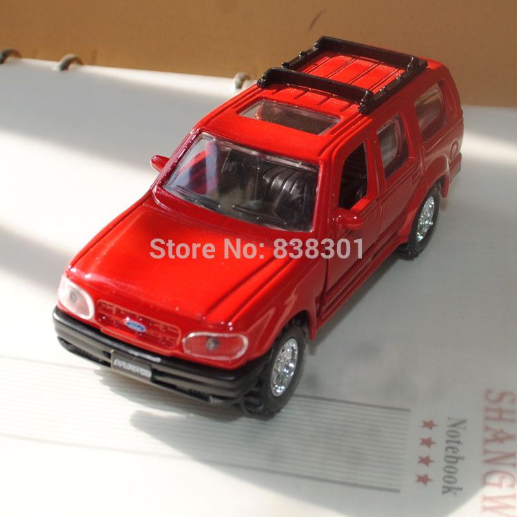 2017 1/43 Scale Brand New Pull Back Car Toys Ford Explorer Xlt Red ...