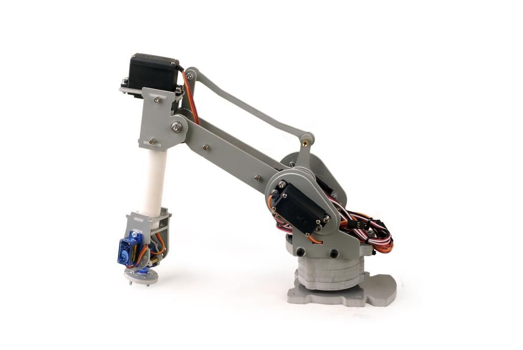 2017 Six Axis Motor Servo Cnc Robotic Arm Model/6dof All Metal Robot ...