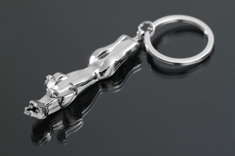 2015 Fashion Jaguar Car Key Chain Ring Keyring Keyfob 3D Auto Keychain ...