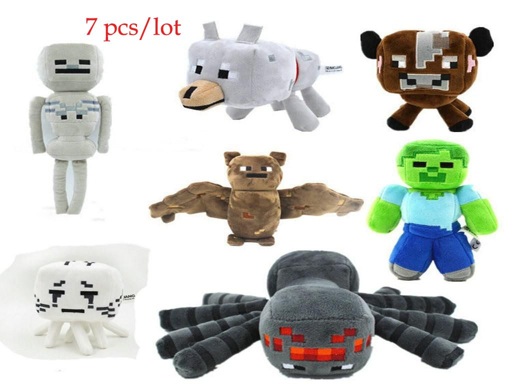 2018 7styles Minecraft Plush Toy Dolls Minecraft Stuffed Animal Toys ...