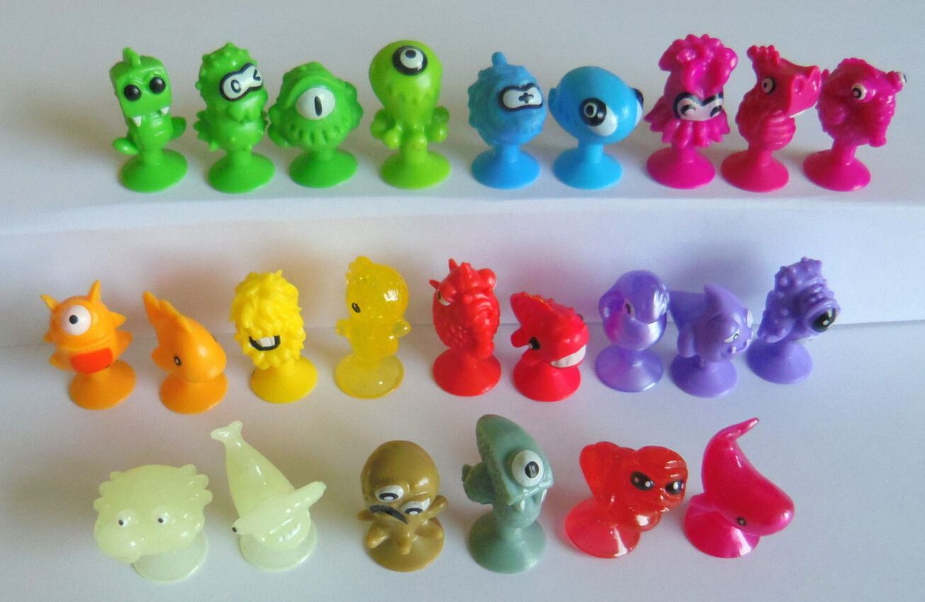 Newest 24 Designs Lidl Stikeez Ocean Monsters Finger Toys With Sucker ...