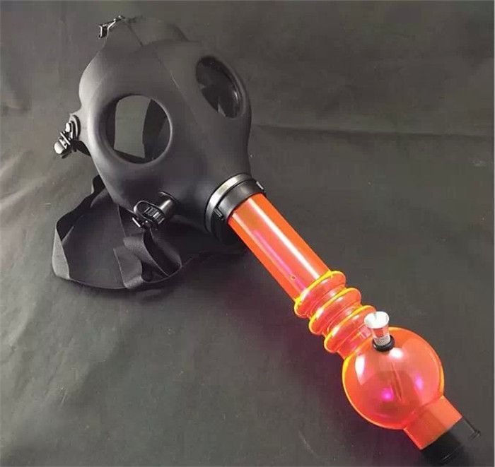 2017 New Coming Mask Bong Gas Mask Water Bong Pipes Sealed Acrylic ...