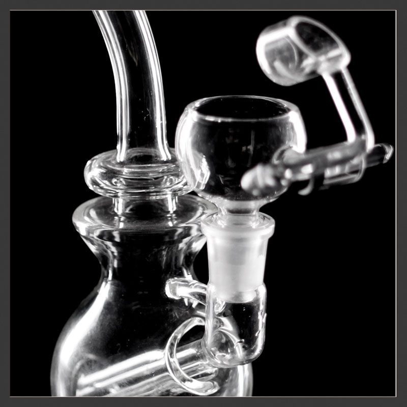 2021 Mothership Glass Recycler Glass Bong 14.4MM Glass Water Pipes ...