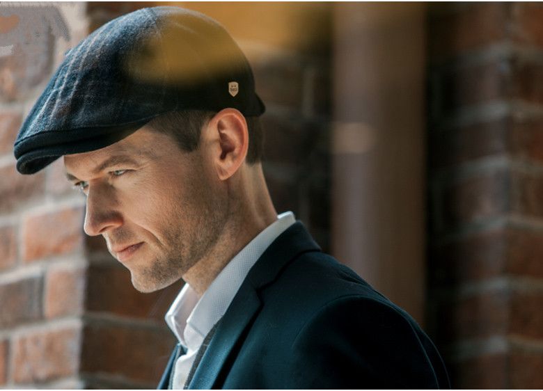 2015 New European And American Wool Black Garden Hat Man Business Cape ...