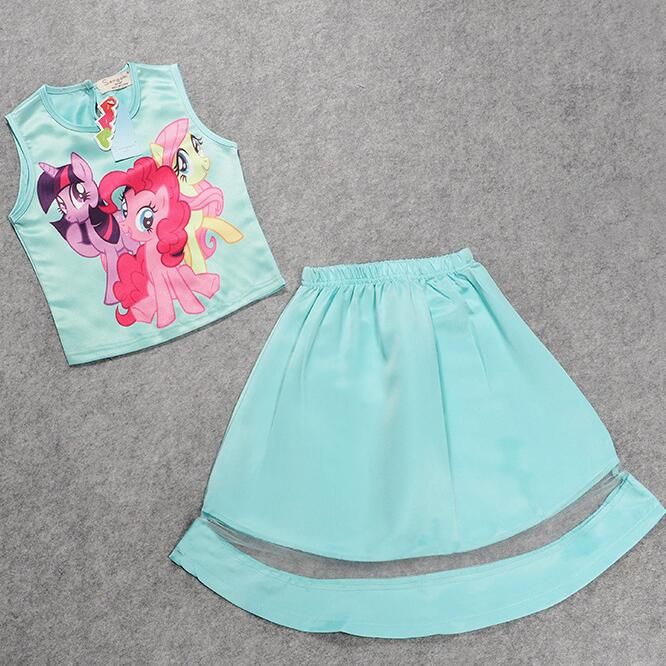 2017 My Little Pony Clothes Girls Clothing Sets Suits Kids Little Pony ...