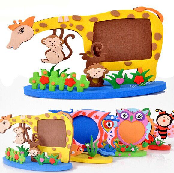 EVA Photo Frames Picture Frame for Children Gift Kids Toy DIY Craft Kit ...