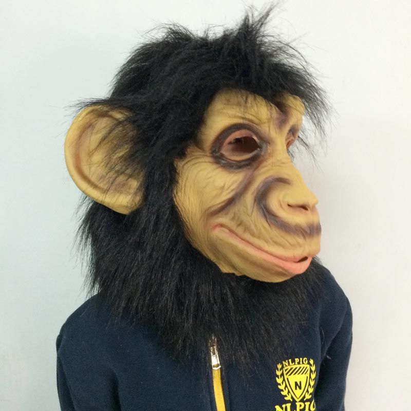 Cheap New Design Monkey Mask Full Head Latex Mask Cosplay Animal ...