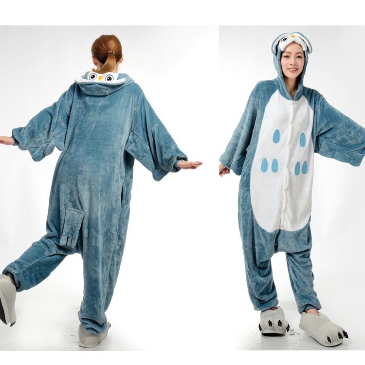 Animal Onesies Adult Onesies Costume Pyjamas Cute Owl Onesies Women ...
