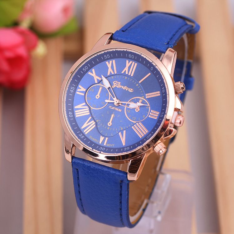 Cheap Price Wrist Watches Stainless Steel Leather Watches Multi Colors ...