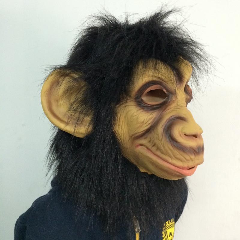 Cheap New Design Monkey Mask Full Head Latex Mask Cosplay Animal ...