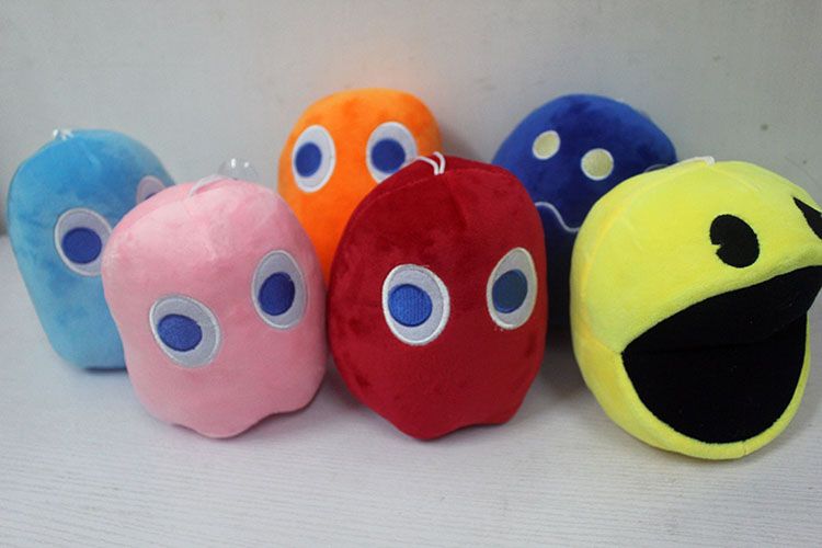 2015 New Movie Pixels Plush Toy Pac Man Stuffed Animals Doll 15-16cm ...
