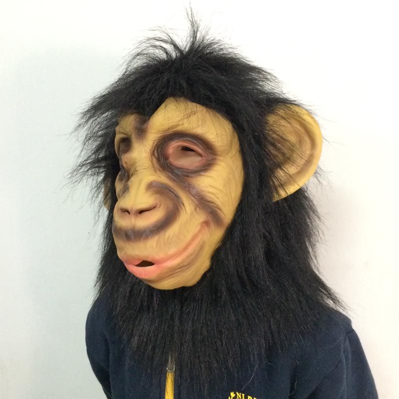Cheap New Design Monkey Mask Full Head Latex Mask Cosplay Animal ...
