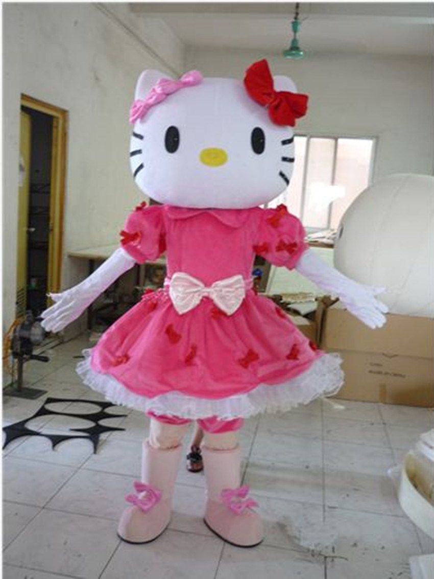 High Quality Adult Size Hello Kitty Mascot Costume New Arrival Hello ...