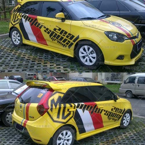 Mg Mg3 Mg5 Applique Body Stickers Refires Wrc The Whole Car Stickers ...