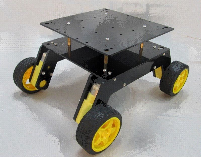 Four Wheel Drive Robot Car 4wd Suspension Type Intelligent Car Platform ...