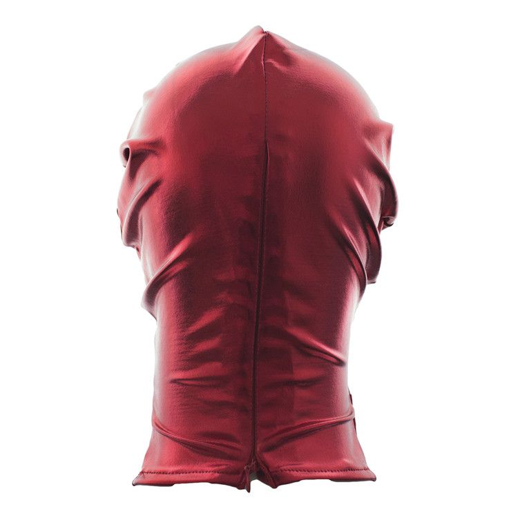 Adult Slave Eyeless Hood Mask Stretch Breathable Spandex Face Masks With Mouth Opening Sex
