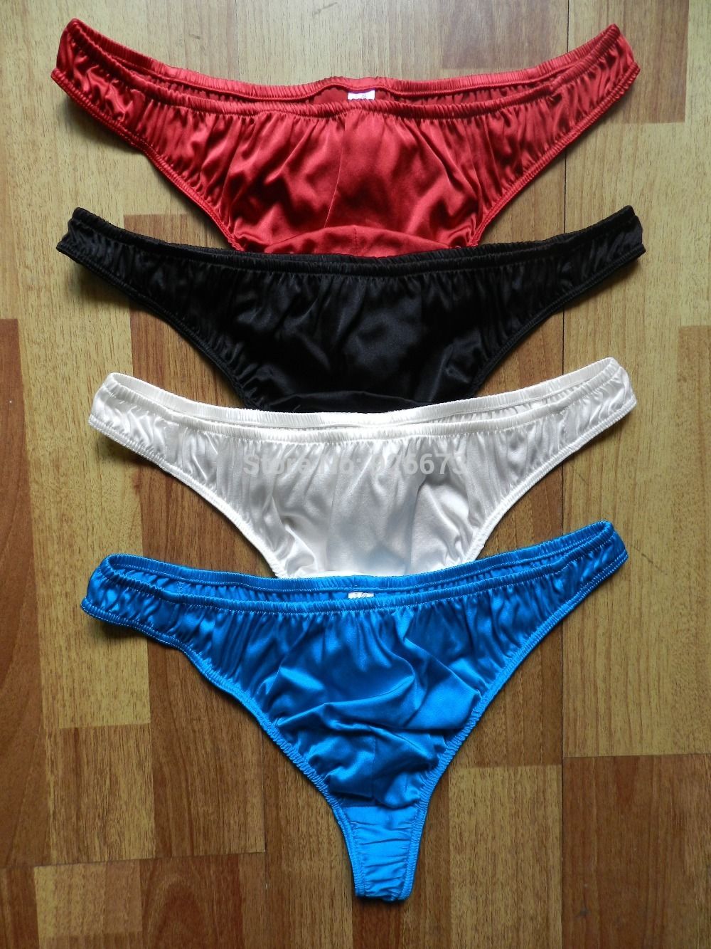 2019 Wholesale 100 Pure Silk Panties Mens Silk G Strings And Thongs
