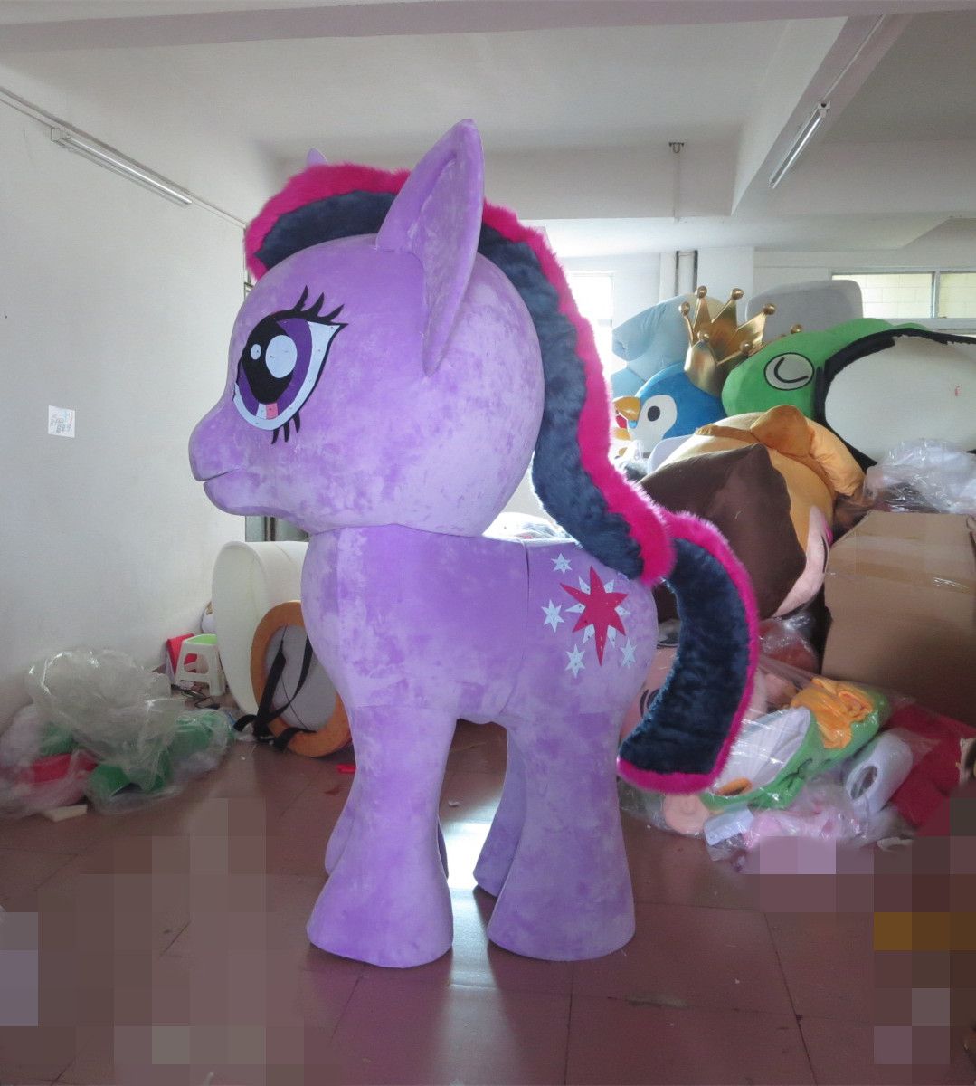 Professional 4legs Stand Up My Little Pony Mascot Costume Outfits ...