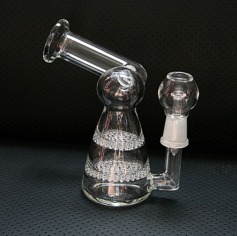 2021 Hot Selling Portable Bongs 14mm Joint 2 Levels Honeycomb ...