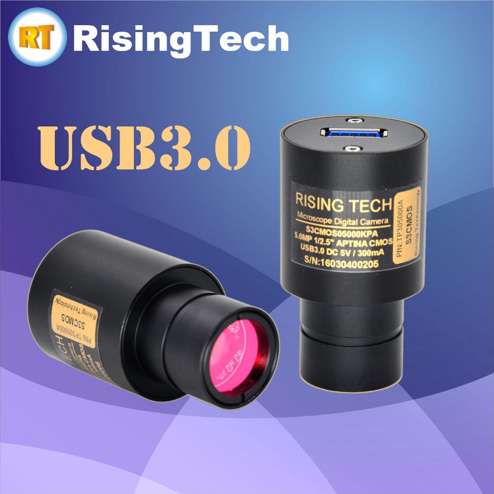 2019 5.0MP USB3.0 CMOS Microscope Eyepiece Camera 23.2 Diameter And ...