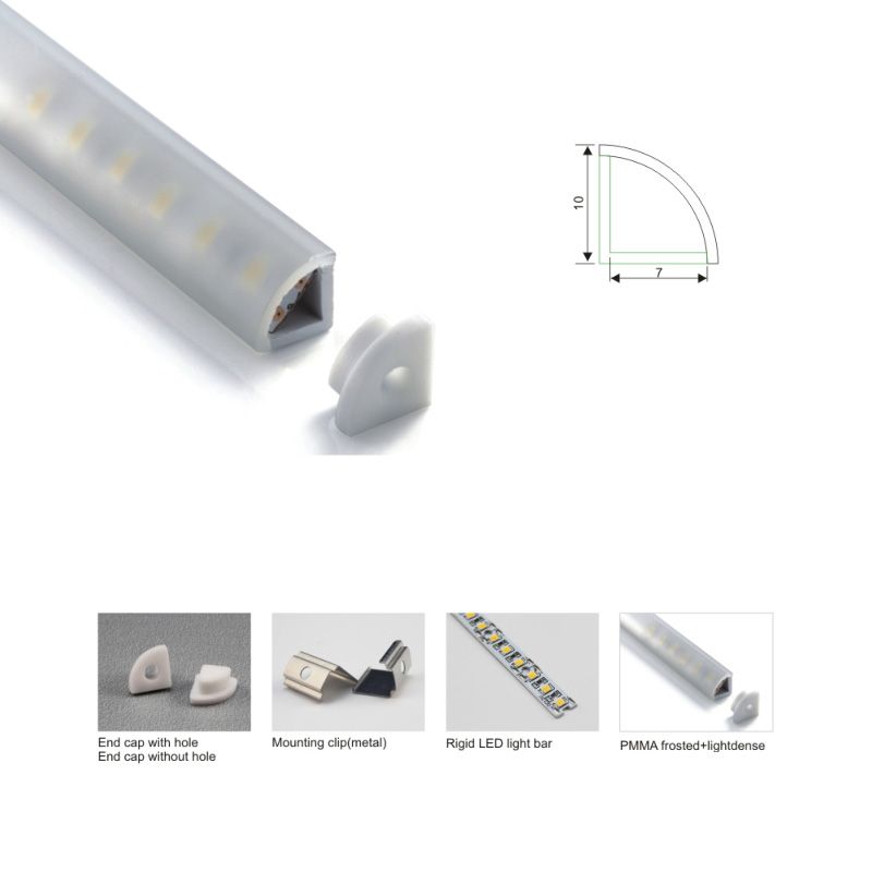 2019 100 X 1M SetsV Shape Led Aluminum Profile And 45 Degree Angle Led ...