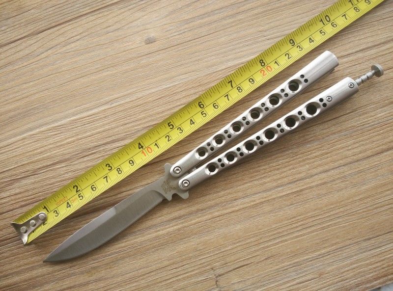 Special Offers Bm 42 Bm42 Balisong Knife Titanium Butterfly Knife Plain ...