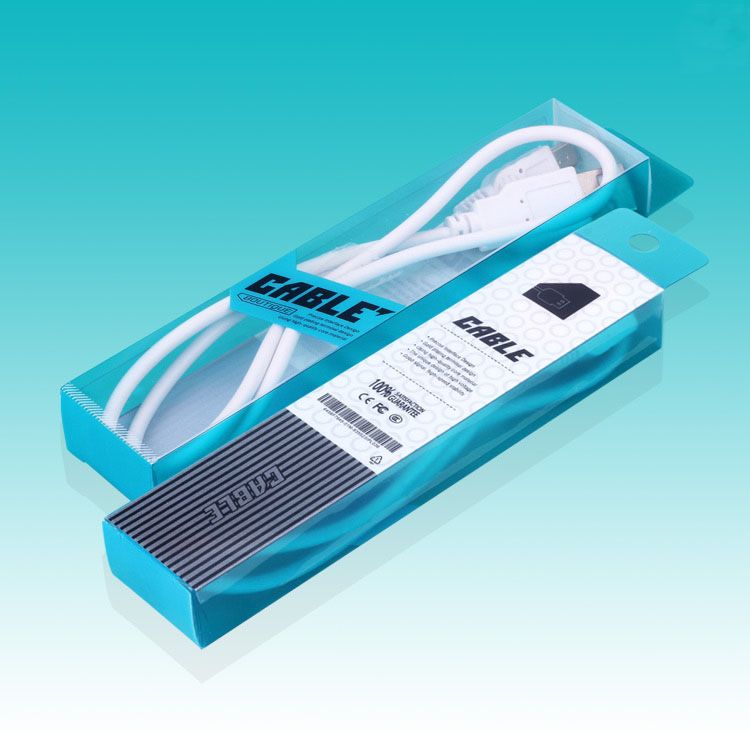 145*31*18mm PVC Plastic Retail Packaging For IPhone 5 Note 4 USB Cable ...