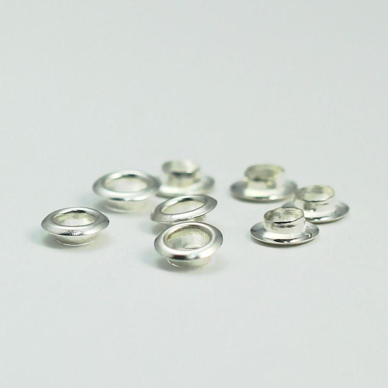 2021 Beadsnice Silver Plated Metal Beads Grommet Core Findings Perfect ...