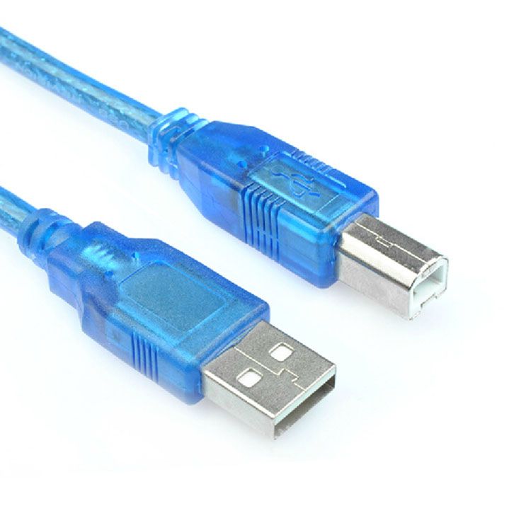 Premium Usb Ab Cable For Arduino 3d Printer Cable 1.5m Blue Male/Male ...