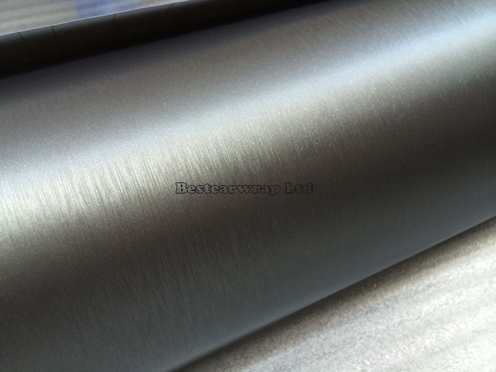 Buy Dropship Products Of Titanium Brushed Gray Vinyl Wrap Car Wrap Film ...
