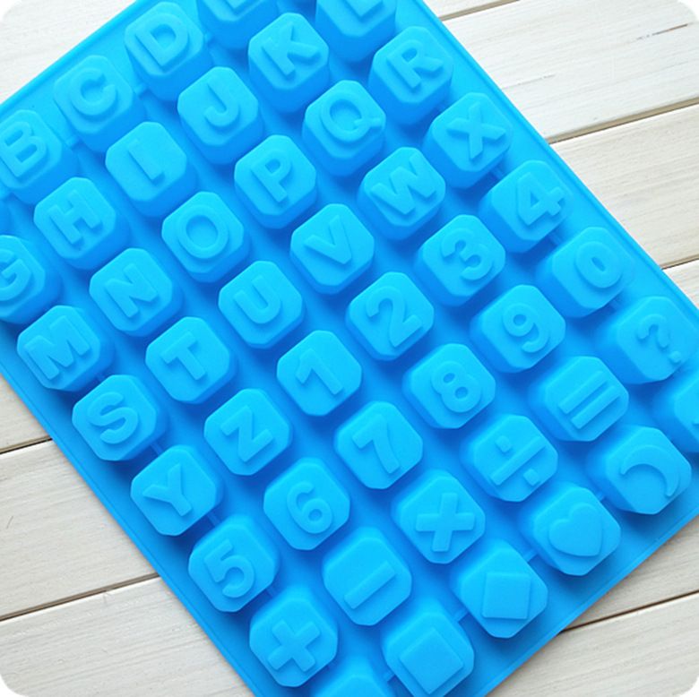 Discount Alphabet Ice Mold Silicone 26 English Letters Diy Handmade ...